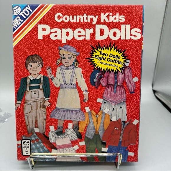 Mr. Toy | Toys | Country Kids Paper Dolls Red | Poshmark